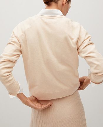 MANGO Fine-Knit Sweater - Macy's