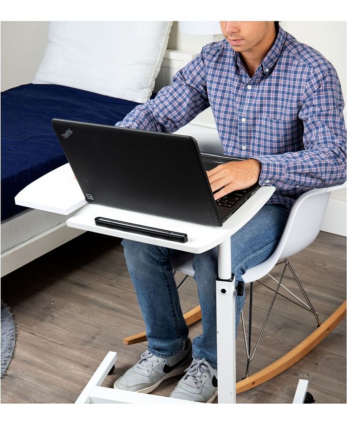 Mind Reader Adjustable Tilting Desk with Wheels, 42" W x 24" H - Macy's