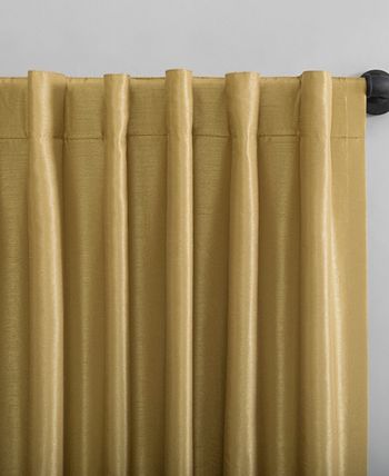 Sun Zero Evelina 50" x 17" Faux Silk Beaded Thermal Blackout Valance ...