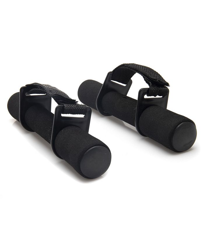 Mind Reader Soft Hand Weights with Detachable Straps, Nitrile Dumbbells ...