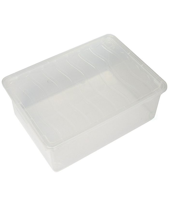 Basicwise Vintiquewise Plastic Storage Container Shoe Box Macys