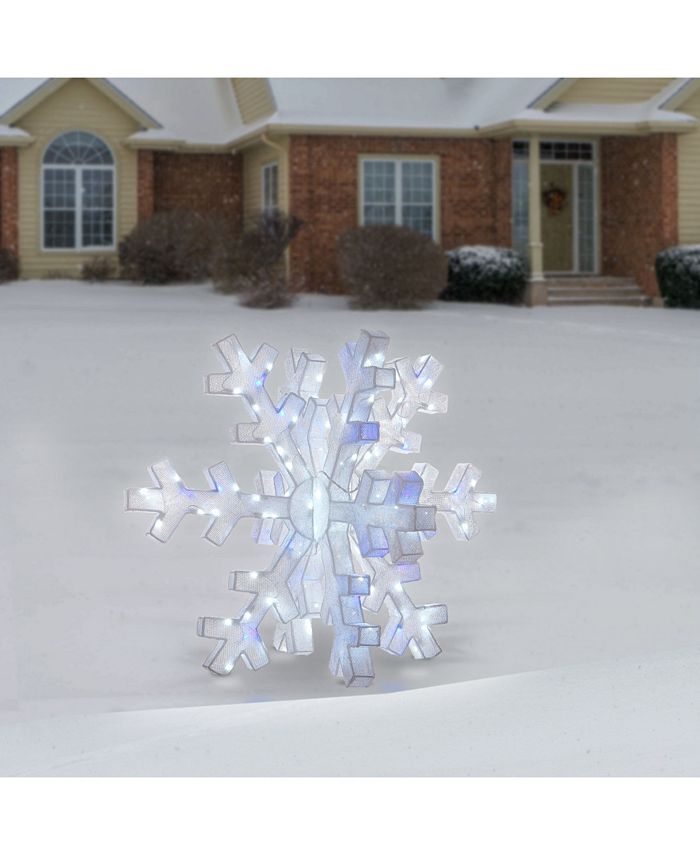 National Tree Company 36" Giant 3D Snowflake - Macy's