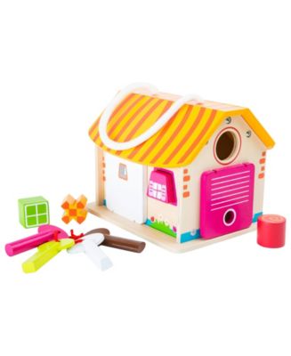 Legler USA Small Foot Wooden Toys Wood Shed with Keys Motor Skills ...