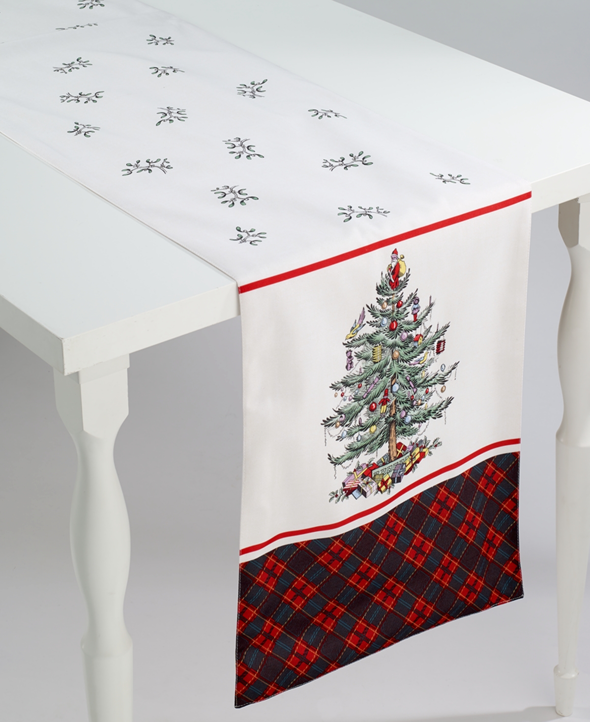 Click here for Spode Christams Tree Tartan Multicolored 90 Runner... prices