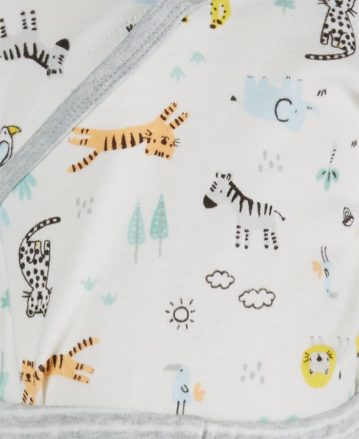 First Impressions Baby Boys 2-Pc. Safari-Print Bodysuit & Pants Set, Created for Macy's - Macy's