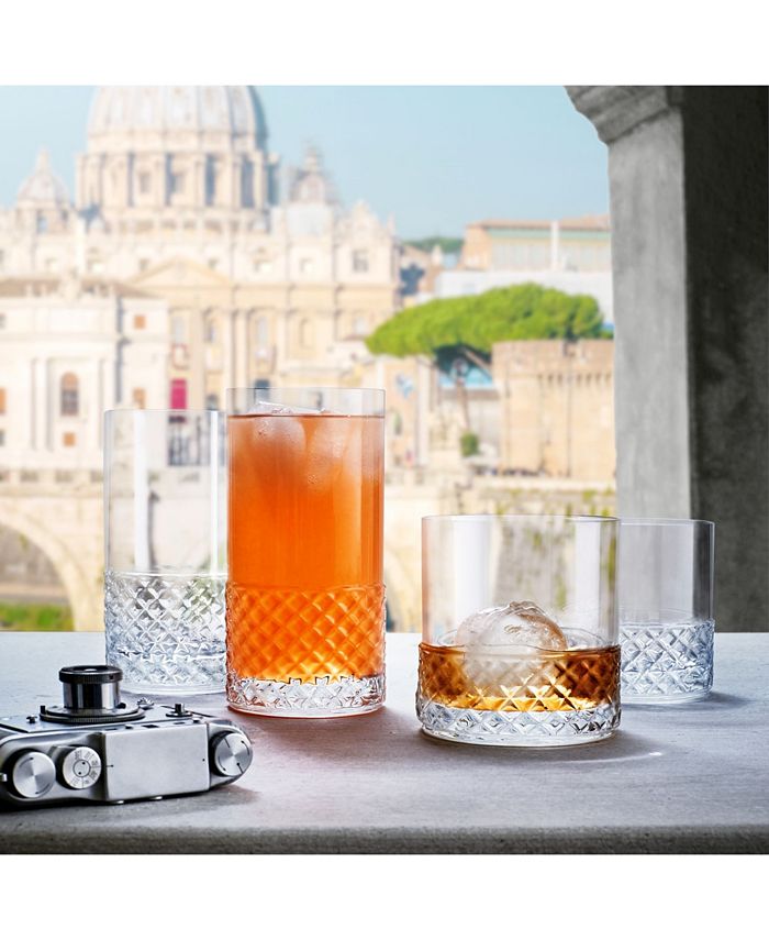 Luigi Bormioli Roma 16.25 Oz 1960 Beverage Glasses, Set of 4 - Macy's