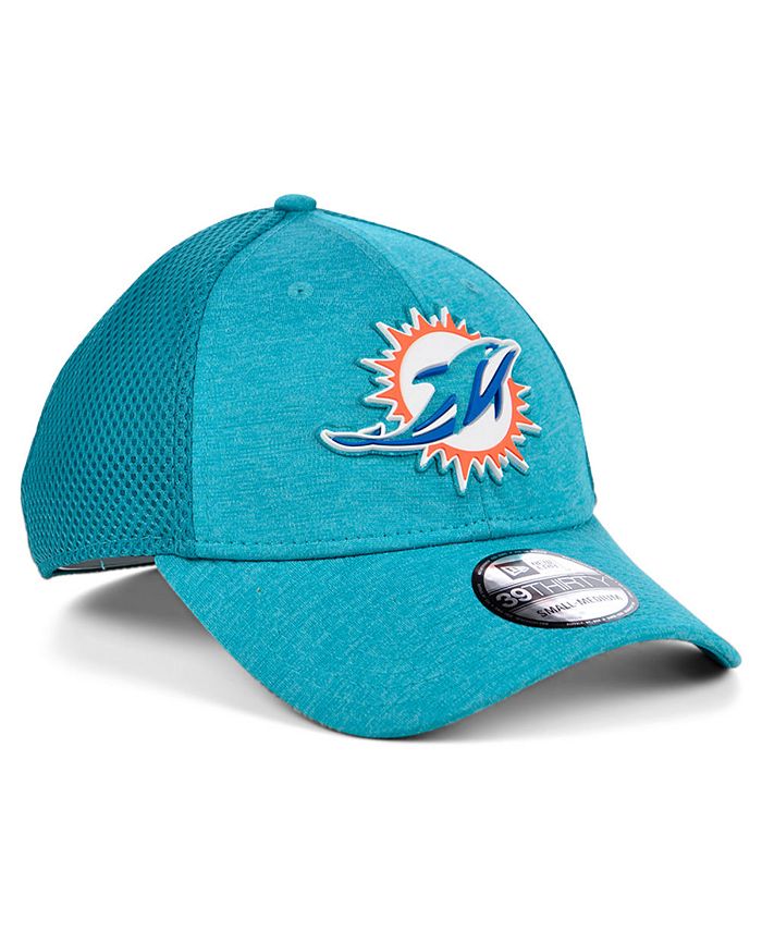 New Era Miami Dolphins Shadow Tech Rubber Neo 39THIRTY Cap - Macy's