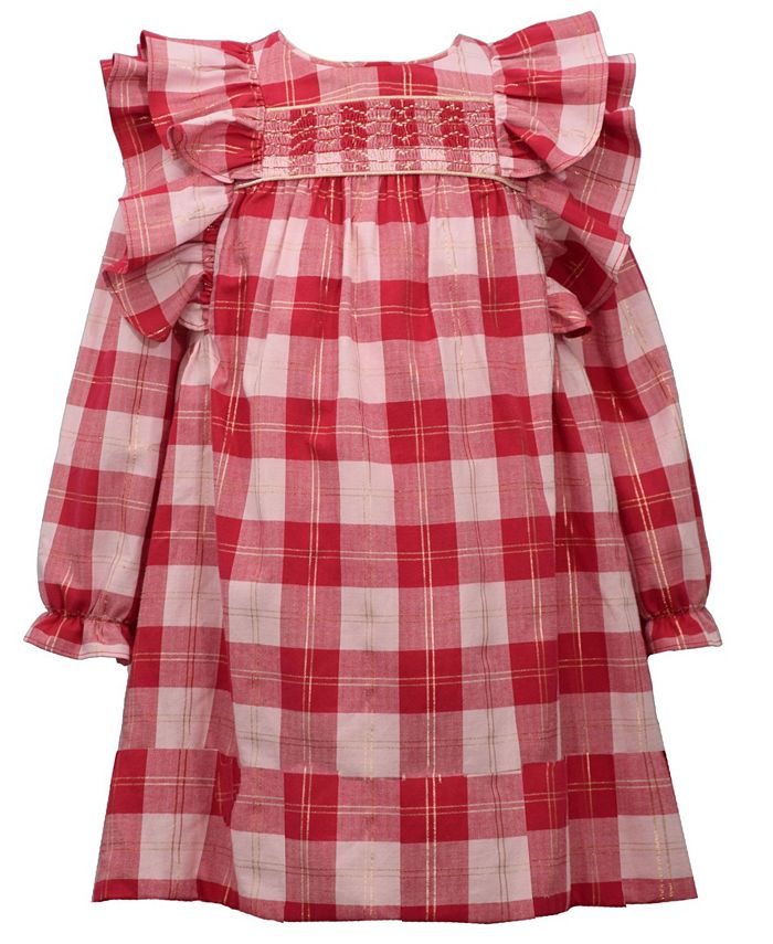 Bonnie Jean Toddler Girls Plaid Float Dress - Macy's