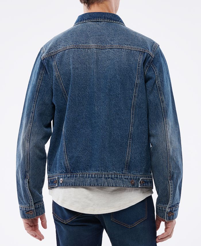 Lazer Men's Denim Trucker Jacket & Reviews - Coats & Jackets - Men - Macy's