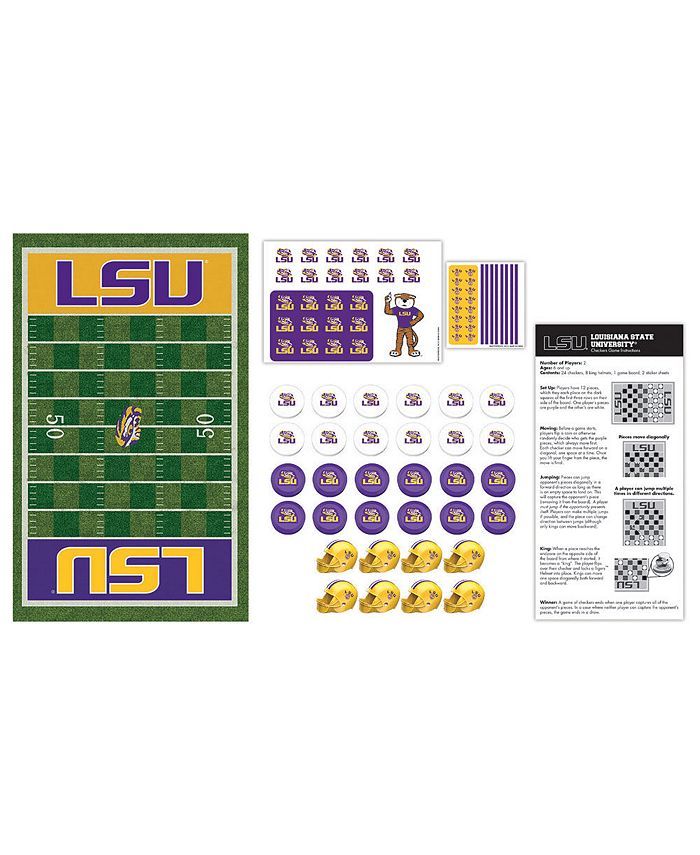 MasterPieces Puzzles MasterPieces Puzzle Company LSU Tigers Checkers ...