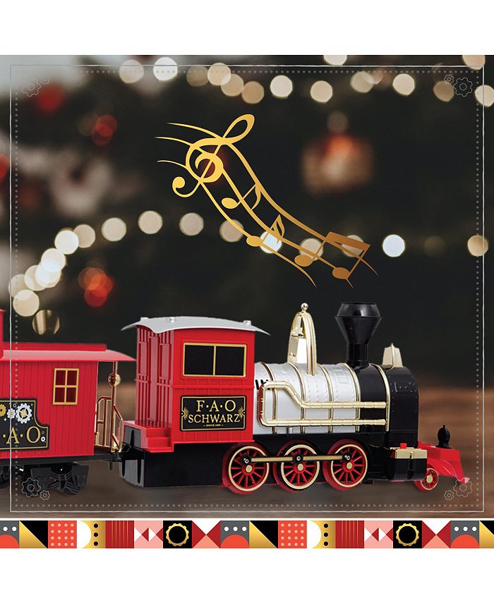 FAO Schwarz Train Set Motorized with Sound - Macy's