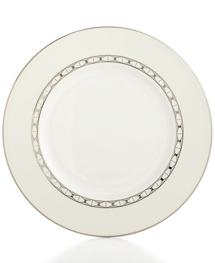 kate spade new york Signature Spade Accent Plate - Macy's