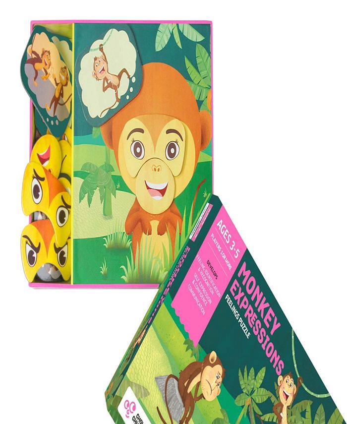 Chalk N Chuckles Role Play Monkey Expressions Game - Macy's