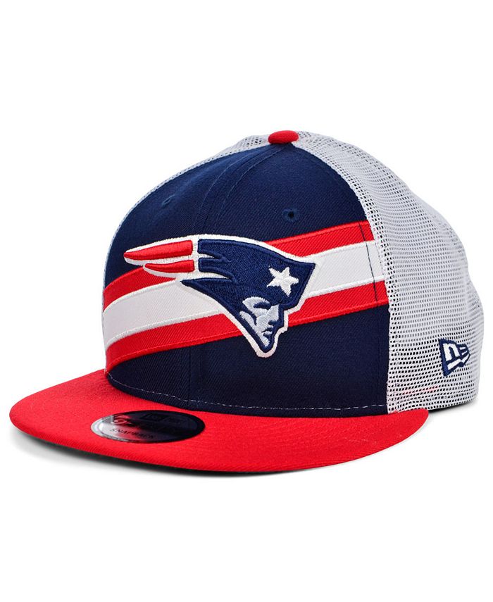 New Era New England Patriots Diagonal Trucker 9FIFTY Cap - Macy's