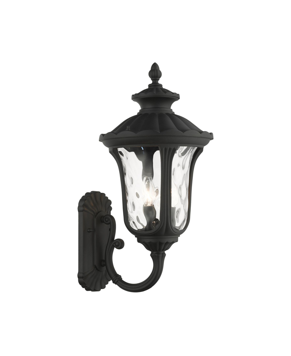 Click here for Oxford 3 Lights Outdoor Wall Lantern - Black prices