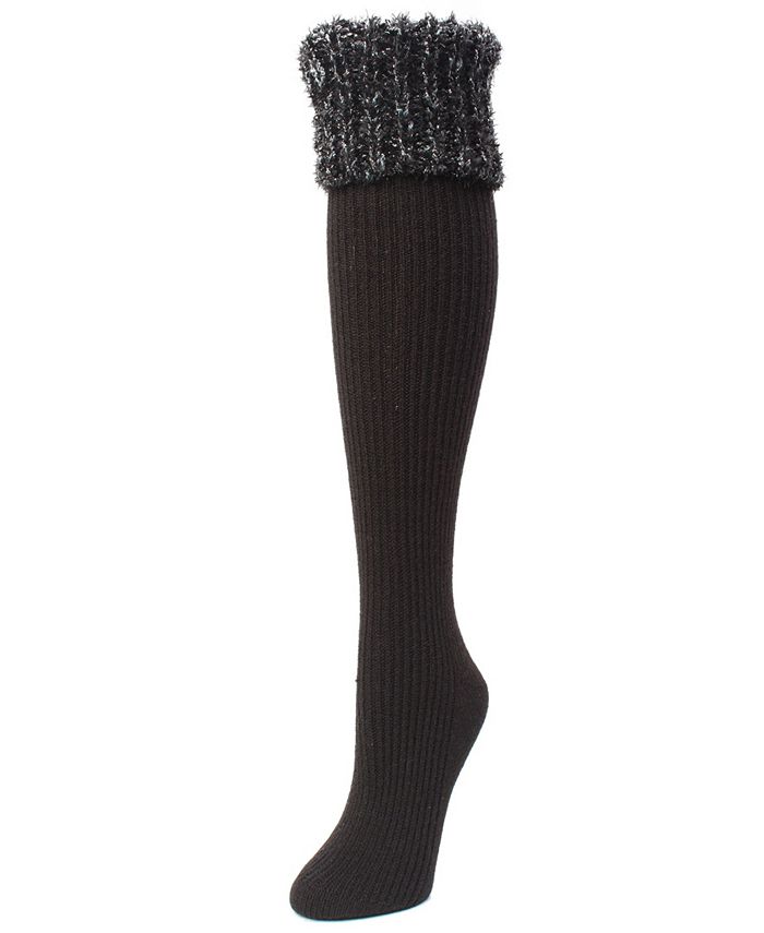 MeMoi Cosy Braided Fancy Cuffed Women's Knee High Socks - Macy's