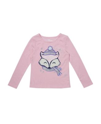 Epic Threads Little Girls Long Sleeve Graphic Tee - Macy's