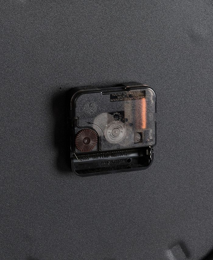 Glitzhome Modern Metal Golden Wall Clock - Macy's