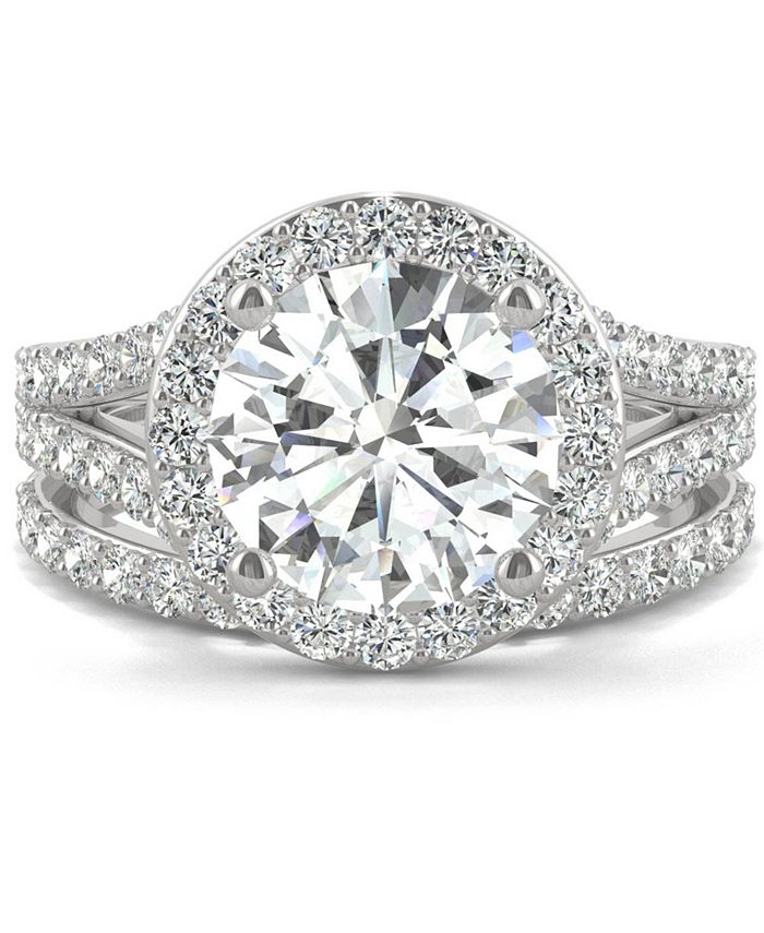 Charles & Colvard Moissanite Bridal Set (3-5/8 ct. t.w. Diamond ...