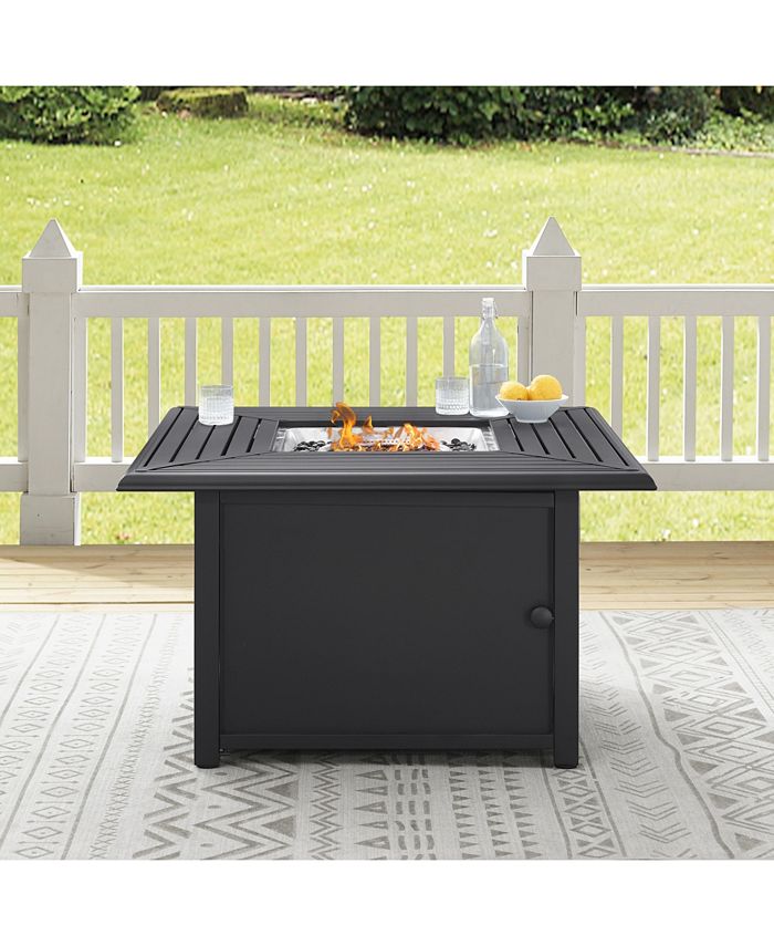 Crosley Dante Metal Fire Table - Macy's