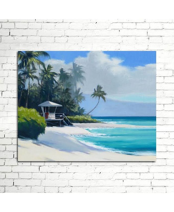 Colossal Images Sunset Beach, Canvas Wall Art - Macy's
