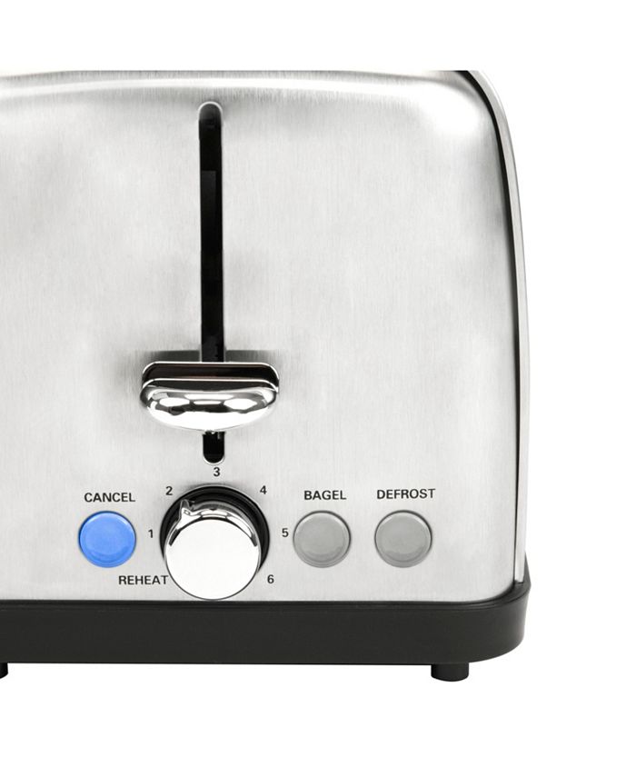 HomeCraft HCTST4SS 4-Slice Stainless Steel Toaster - Macy's