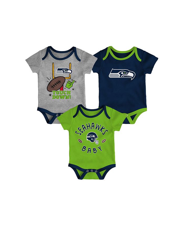 Outerstuff Seattle Seahawks Newborn Champ 3piece Set - Macy's