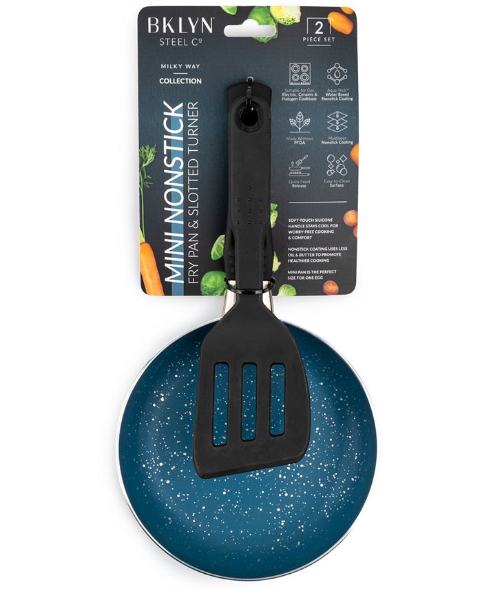 Brooklyn Steel Co. Milky Way Nonstick Mini Fry Pan & Slotted Turner 2 ...