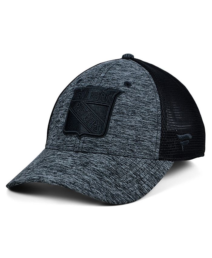 Authentic NHL Headwear New York Rangers 2020 TNT Black Ice Mesh Flex ...