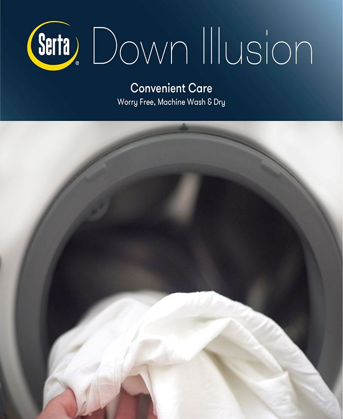 Serta Down Illusion Antimicrobial Down Alternative Lightweight Comforter - Twin/Twin XL - Macy's