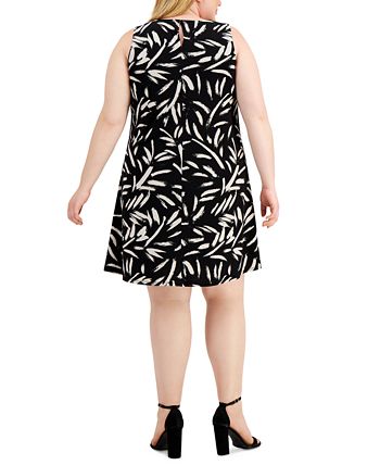 Kasper Plus Size Printed Dress - Macy's