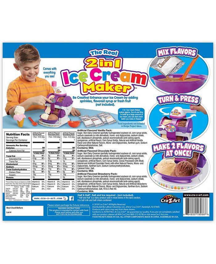 Style Me Up! The Real 2 in 1 Ice Cream Maker - Macy's