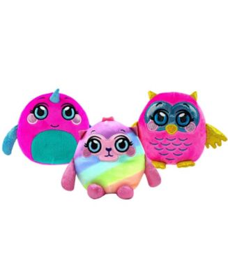 Mushmeez Squeeze, Squishy, Moldable Plush, Stuffed Animal - 3 Pack - Macy's