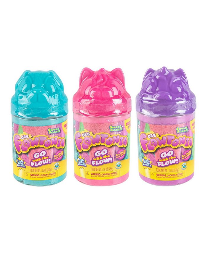 ORB Flowtonia Moldable Slim Slime with Animal Mold - Pink Cat - Macy's