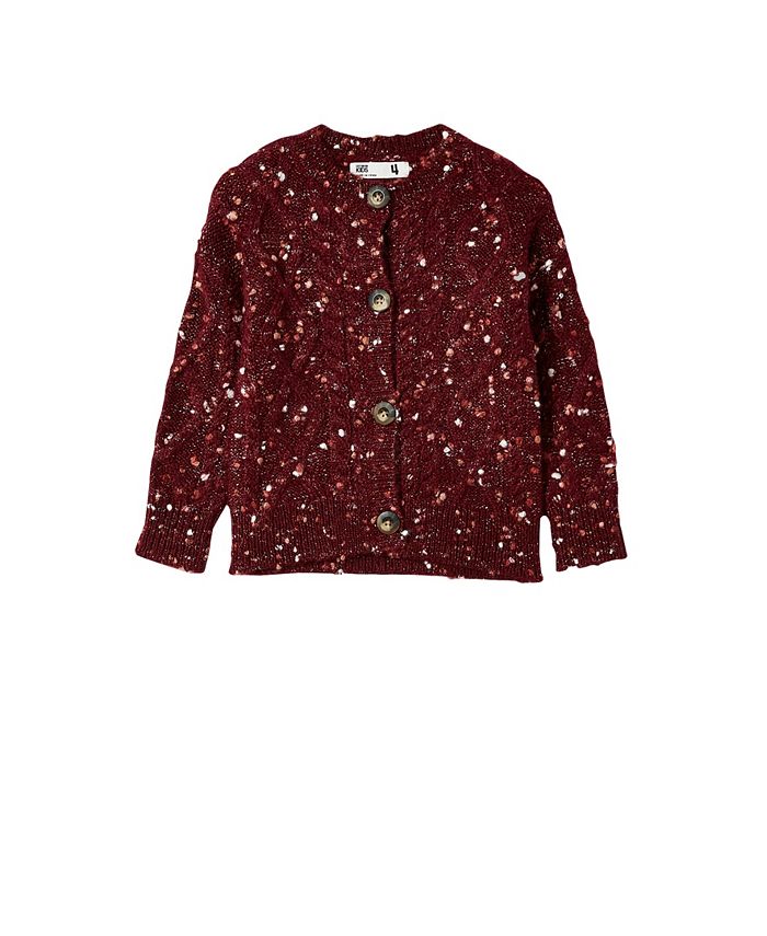 COTTON ON Little Girls Belle Button Through Cardigan - Macy's
