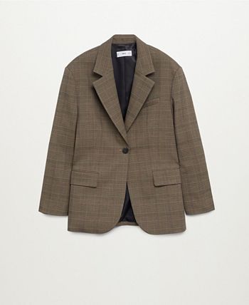 MANGO Women's Structured Suit Blazer - Macy's