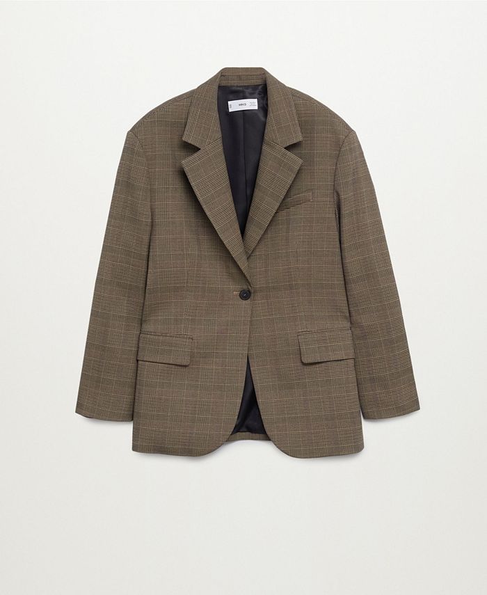 MANGO Women's Structured Suit Blazer - Macy's