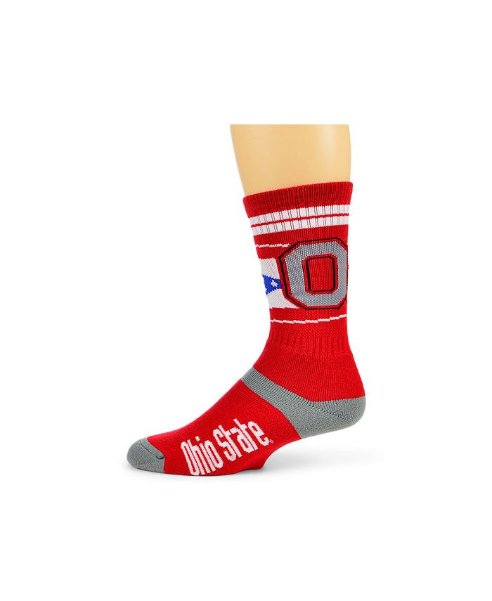 For Bare Feet Ohio State Buckeyes Flag Stripe Socks - Macy's