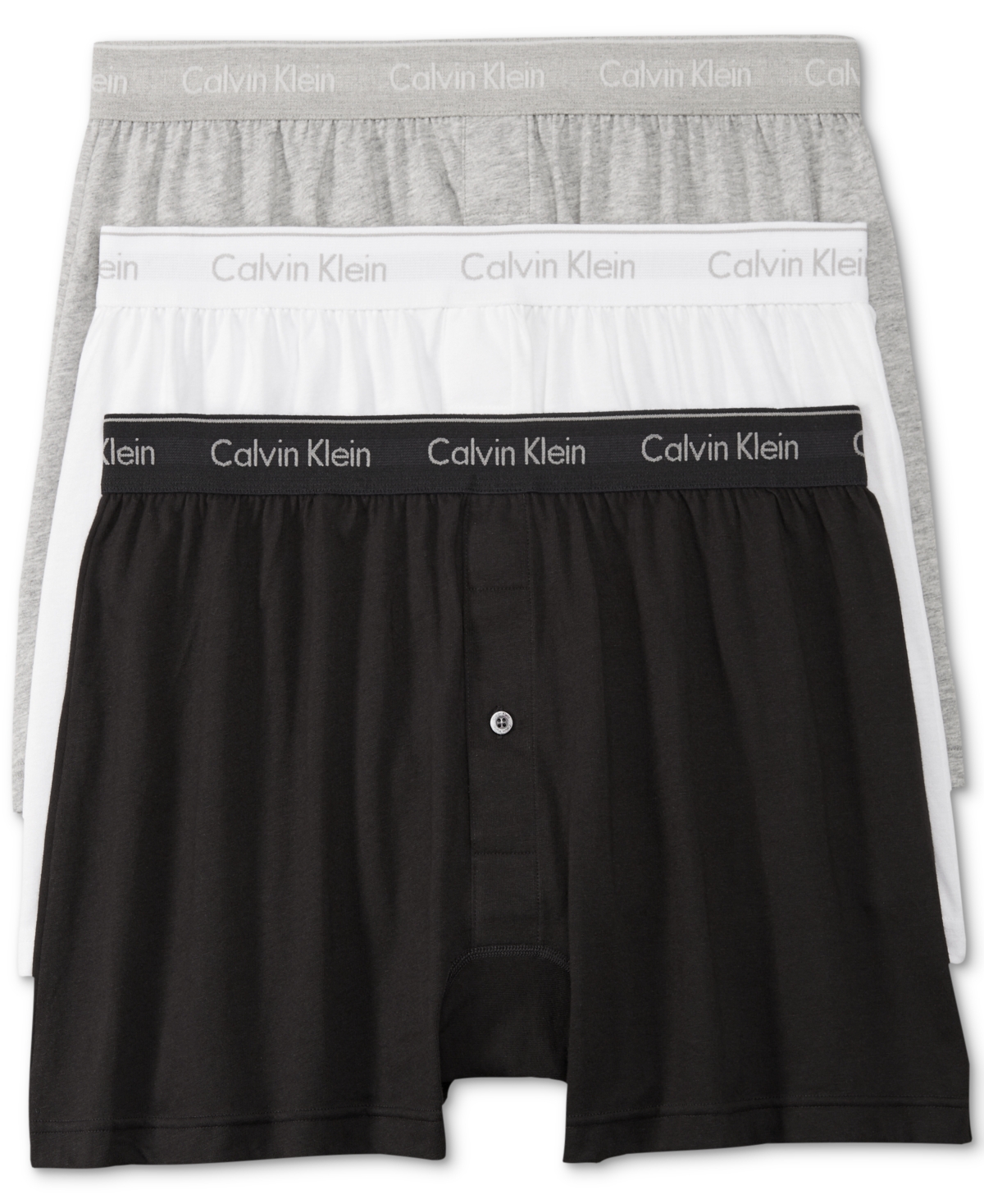 Click here for Calvin Klein Mens 3-Pack Cotton Classics Knit Boxe... prices