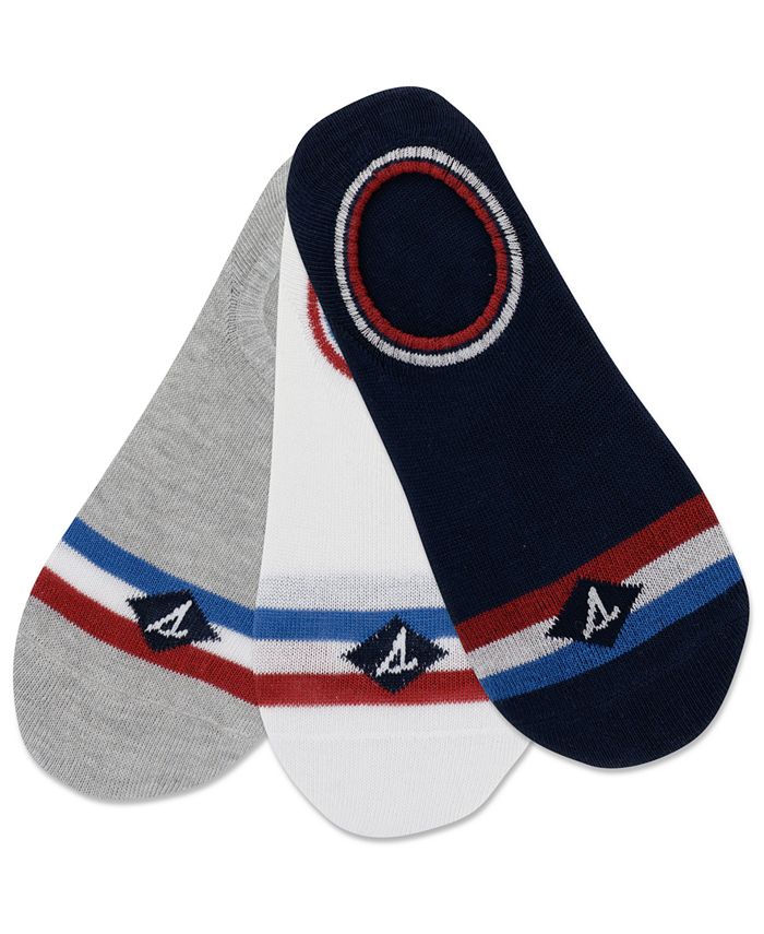 Sperry Men's 3-Pk. Ultra Low-Show Socks - Macy's
