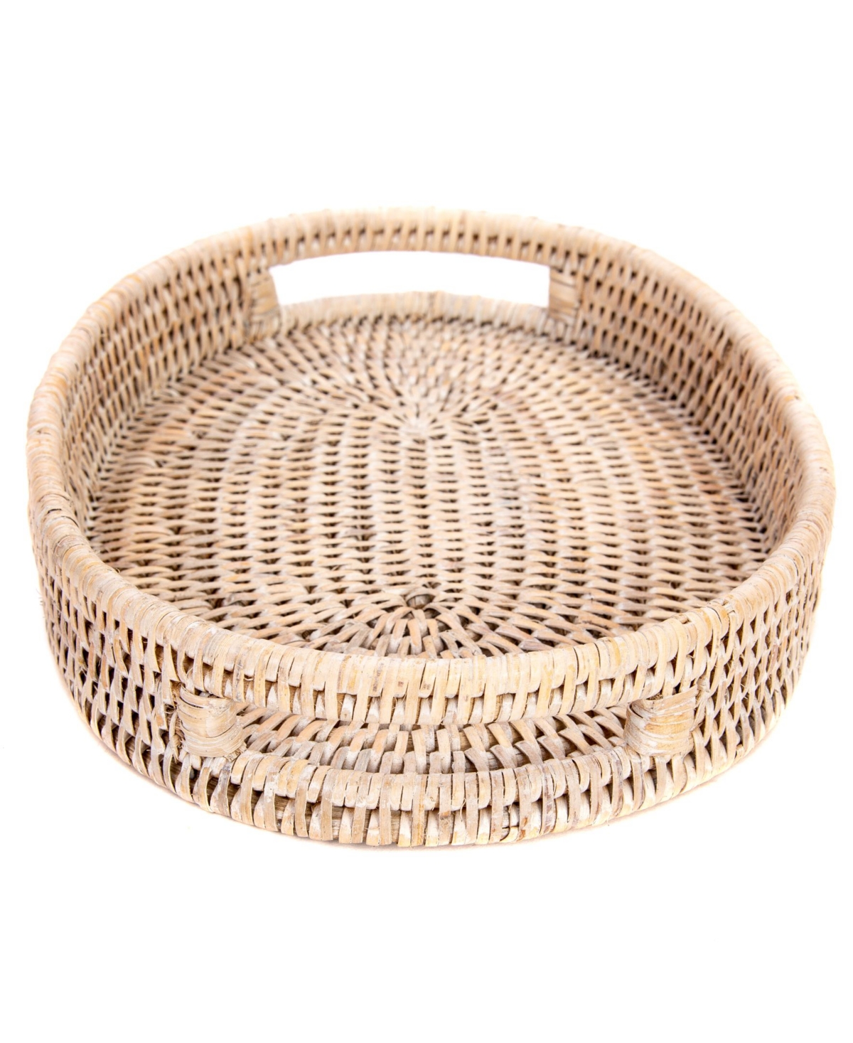 Click here for Artifacts Rattan Oval Vanity Tray - White wash prices