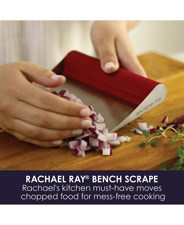 Rachael Ray Kitchen Prep Garbage Bowl, Veg-a-Peel, and Bench Scrape Set ...