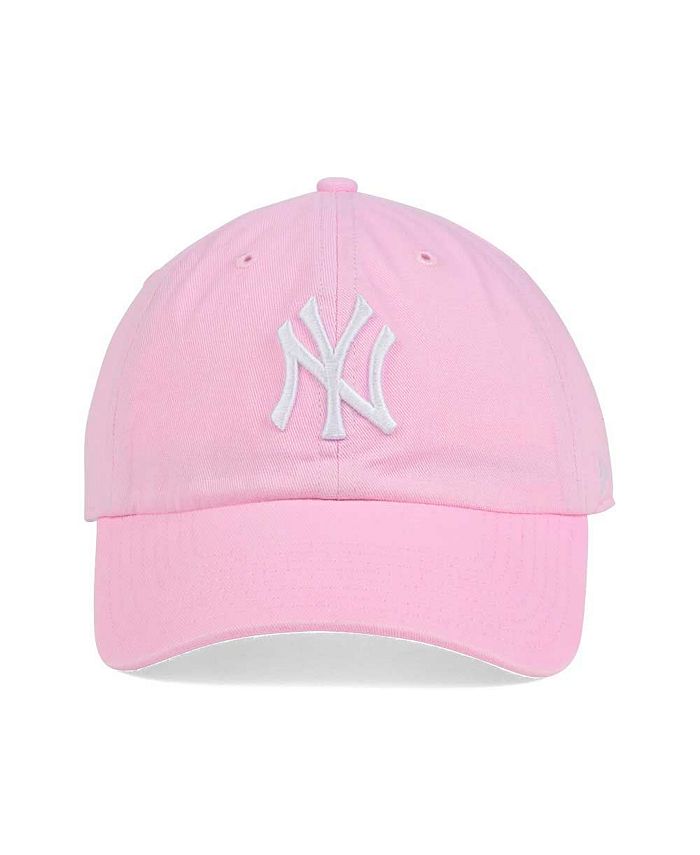 '47 Brand New York Yankees Pink White Clean Up Cap - Macy's