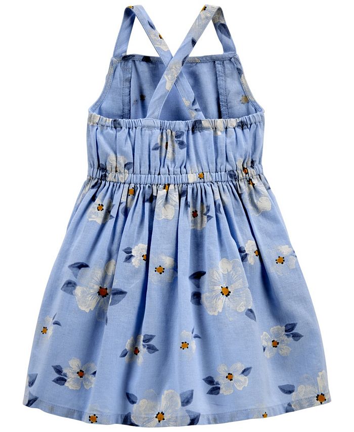 Carter's Toddler Girls Daisy Linen Dress - Macy's