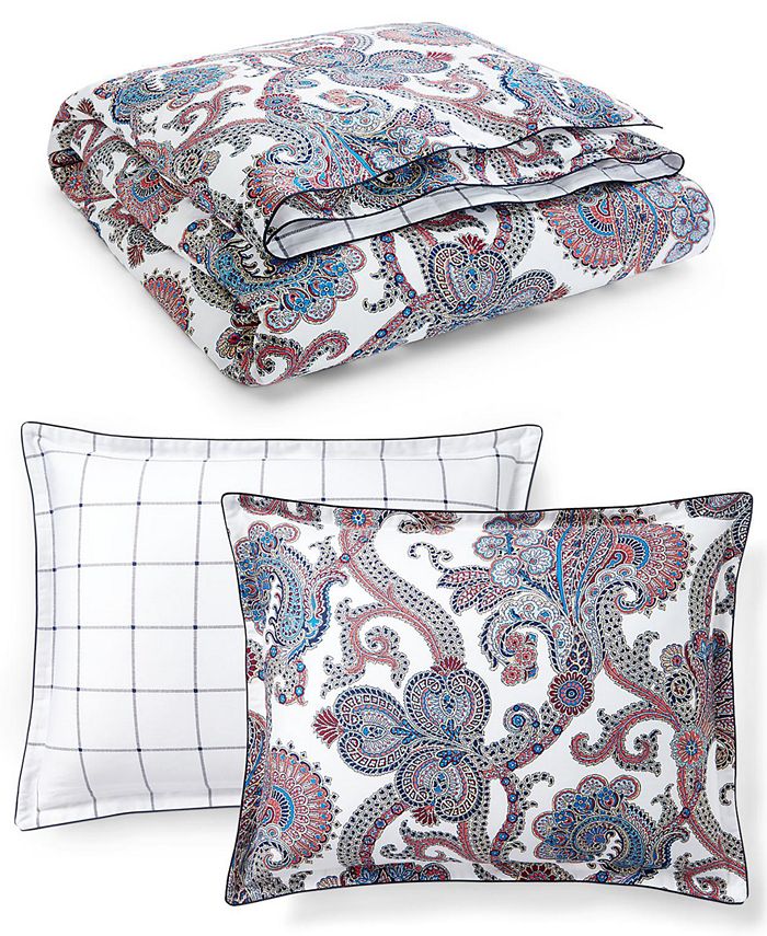 Lauren Ralph Lauren Carter Paisley Reversible 3-Pc. Comforter Set, Full ...