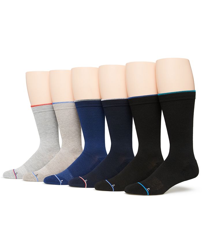 Perry Ellis Portfolio Men's 6-Pack Solid Socks - Macy's