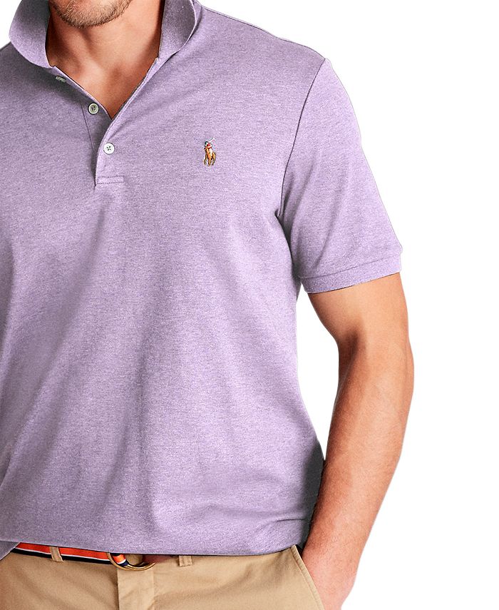 Polo Ralph Lauren Men's Big & Tall Classic Fit Soft Cotton Polo - Macy's
