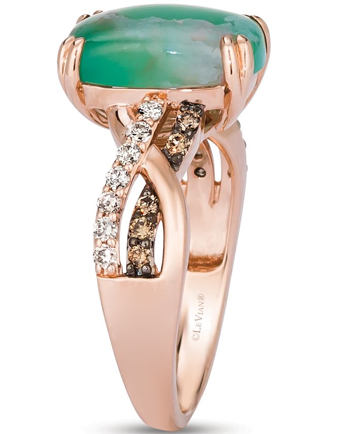 Le Vian Crème Brûlée® Aquaprase Candy & Diamond (1/3 ct. t.w ...