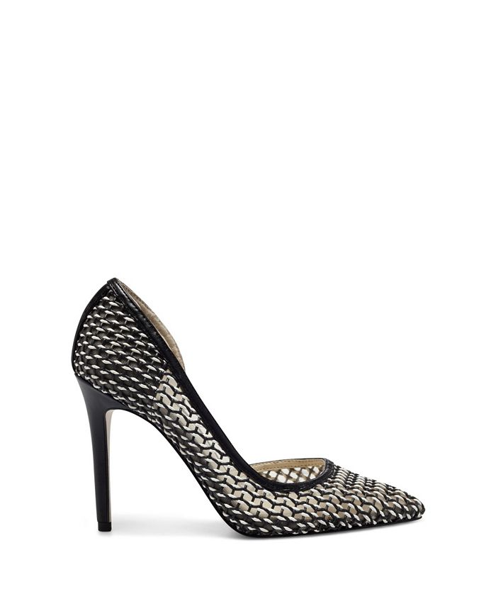 Jessica Simpson Women's Pieree Open-Weave D’Orsay Heeled Pumps ...