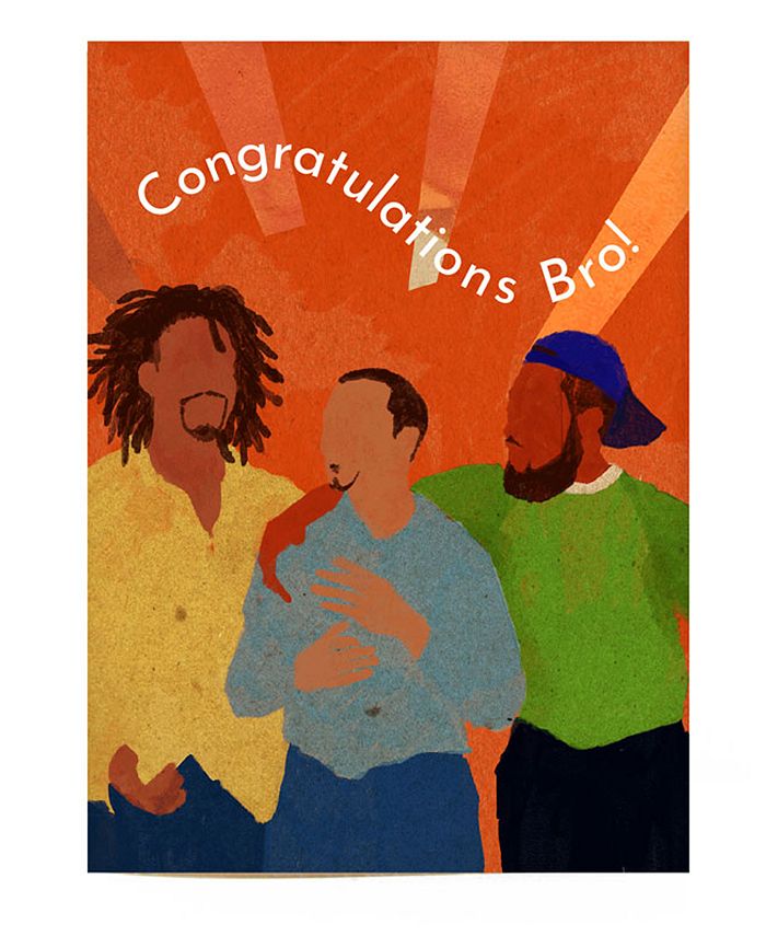 Aya Paper Co. Congratulations Bro Card - Macy's